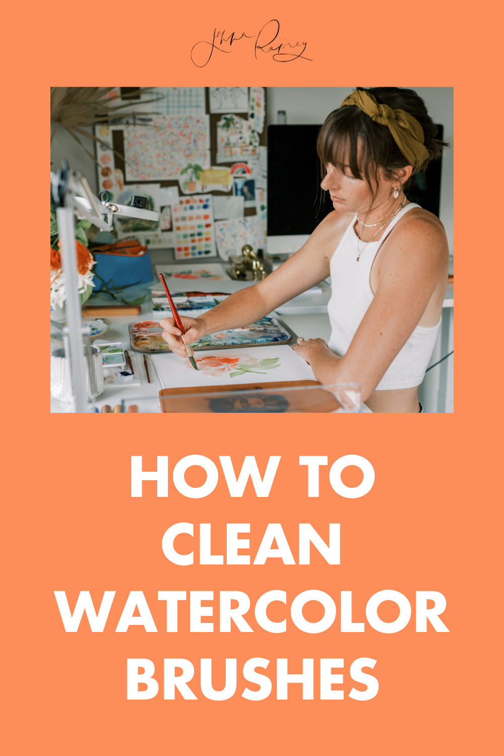 How to Clean Watercolor Brushes