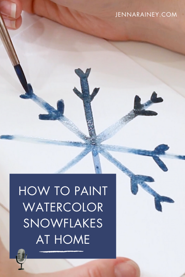 How to Paint a Snowflake