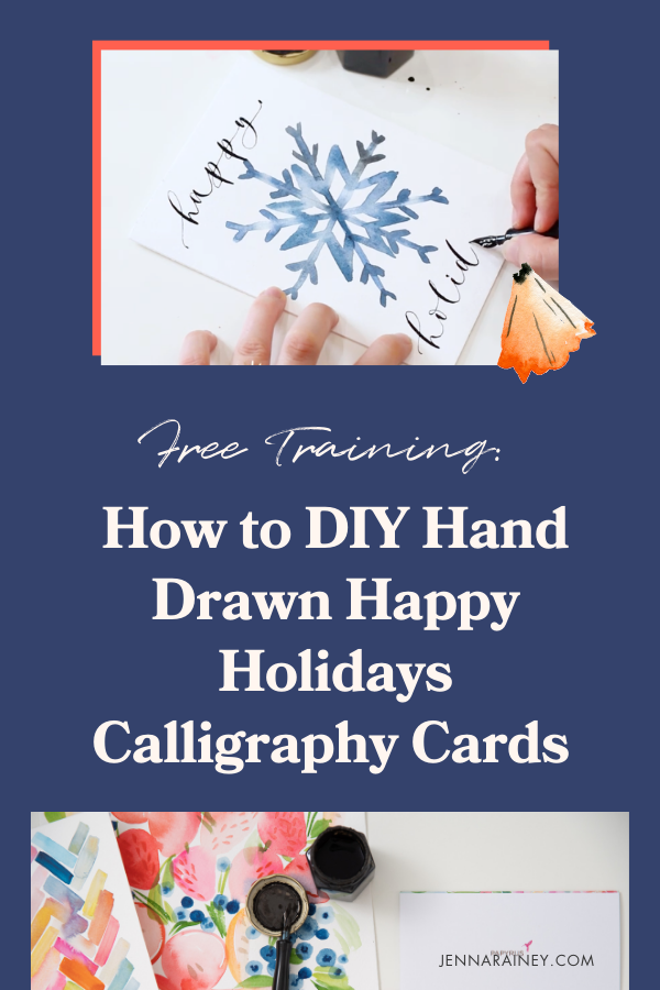 Happy Holidays Calligraphy