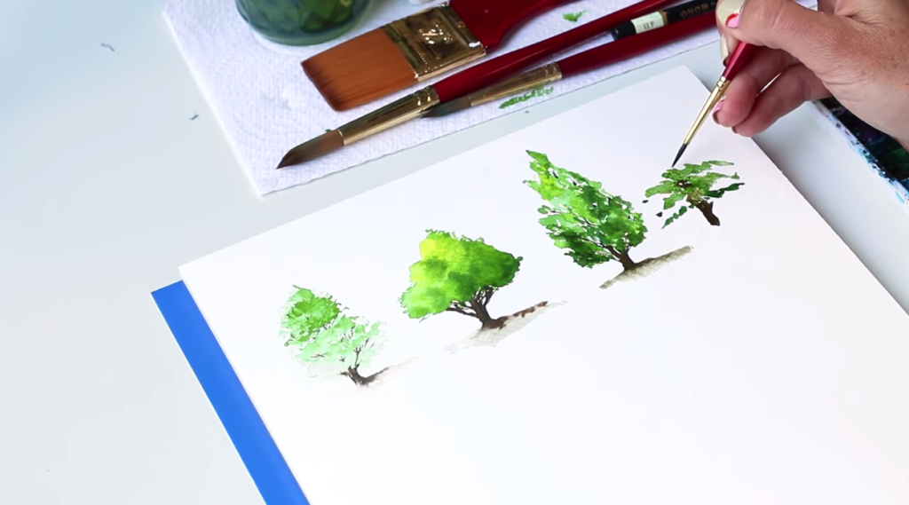 How to Paint Spring and Summer Trees