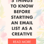 5 Things to Know Before Starting an Email List