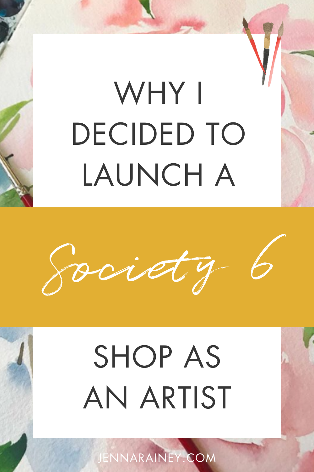 Behind the Scenes of My Society6 Shop Launch