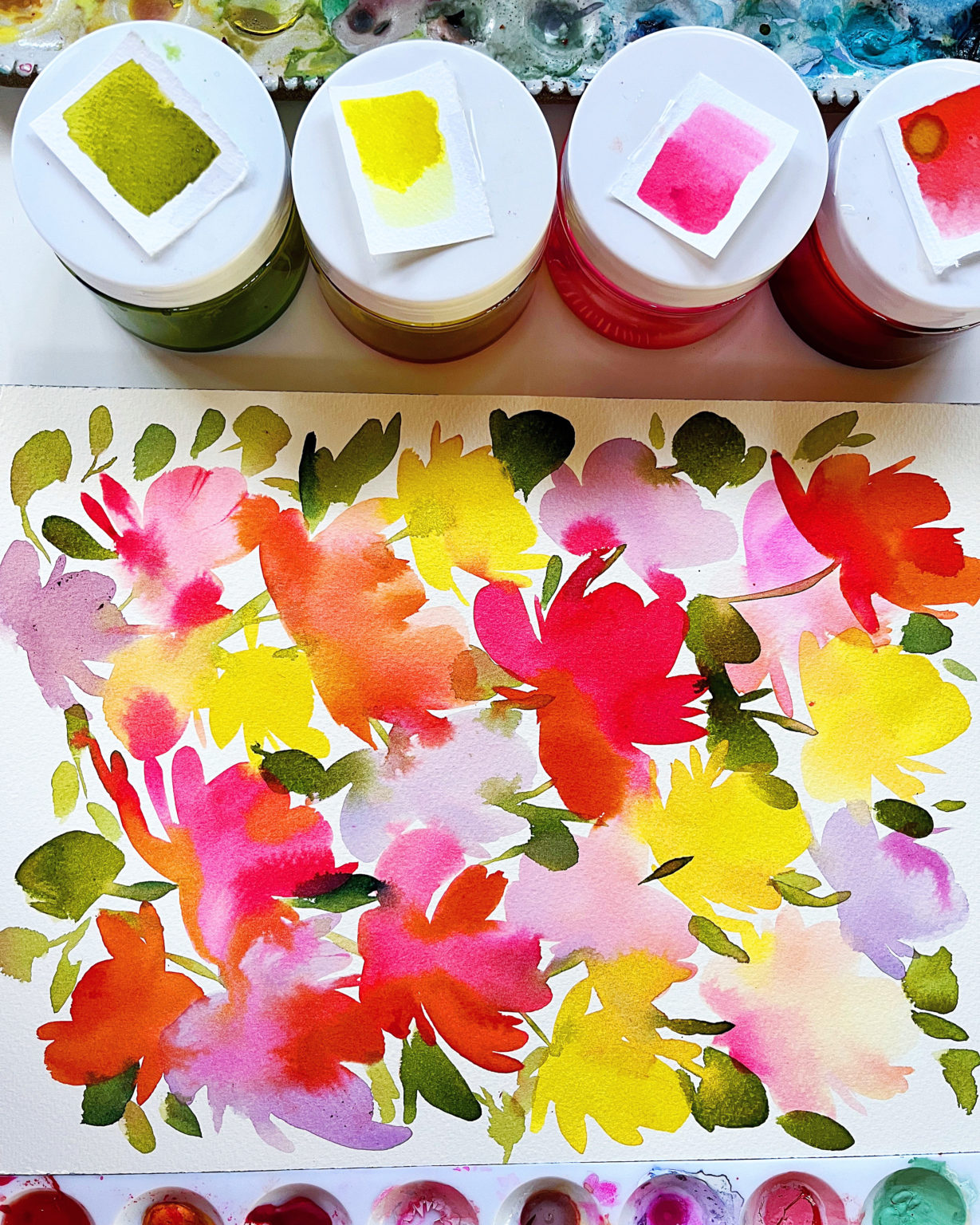 Comparing Watercolor, Gouache, and Watercolor Inks